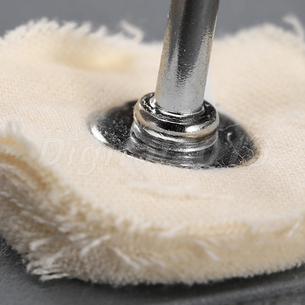 10pcs Cloth Polishing Pad Buffing Wheel Buffer Pad Shank For Grinder ...