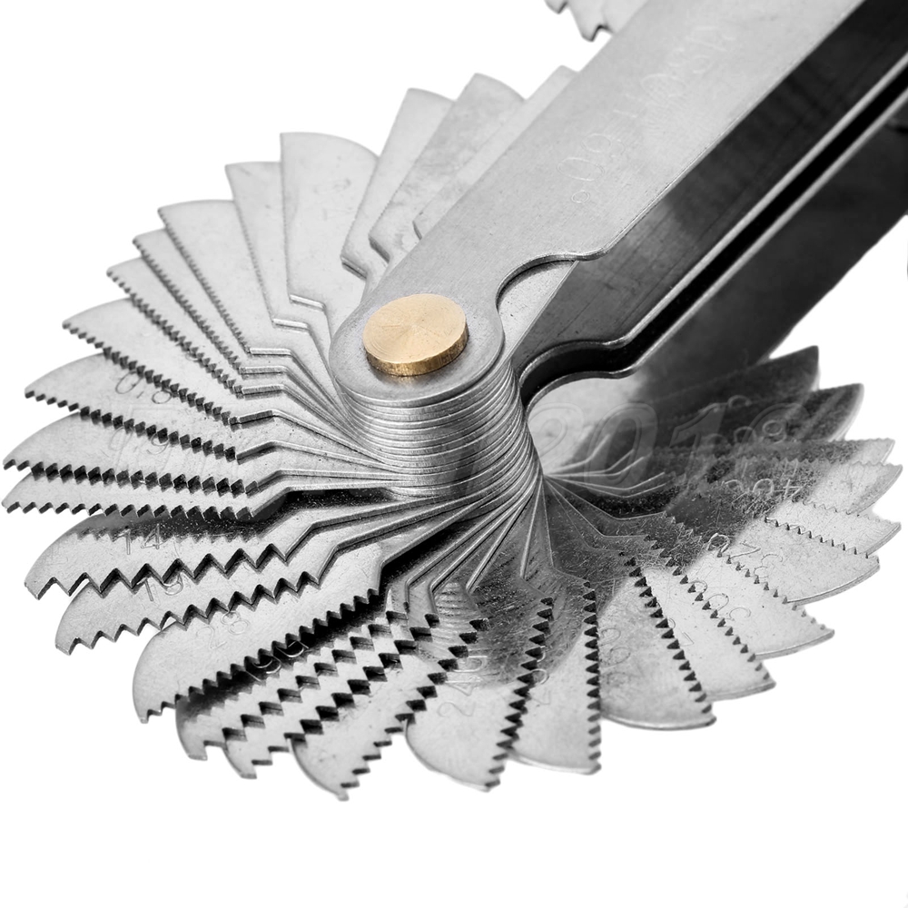 Imperial & Metric & US Thread 58 Blades Screw Pitch Gage Gauge ...
