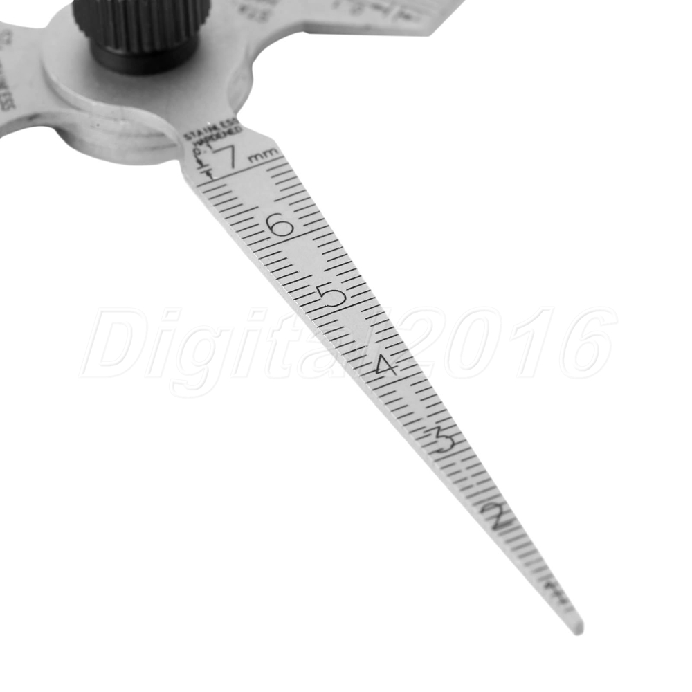 Welding 0-29mm Taper Gauge Gage Depth Stainless Steel Ruler Gap Hole ...