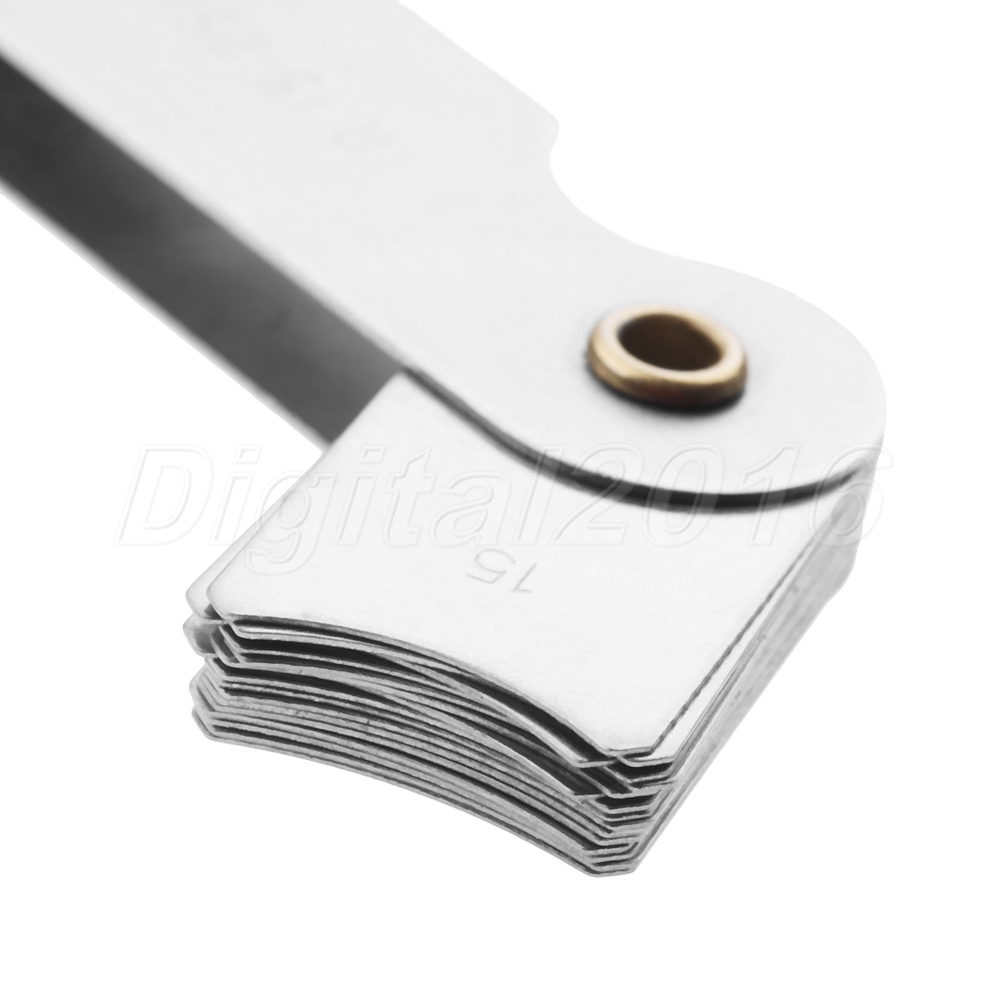 R15-25mm Radius Gauge Gage Folding 32 Blades Metalworking Measuring ...