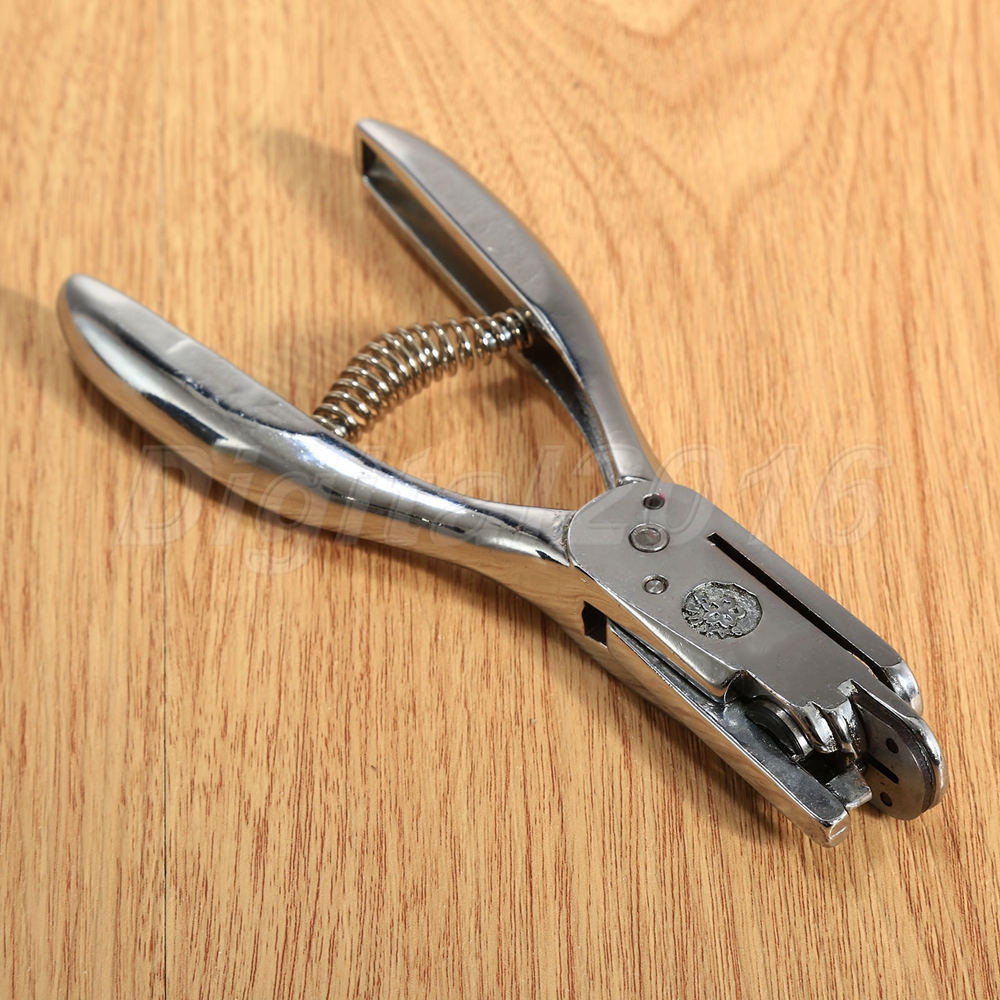 2 IN 1 DIY Steel Punch Pliers Notches & Pattern Hole Puncher Leather ...