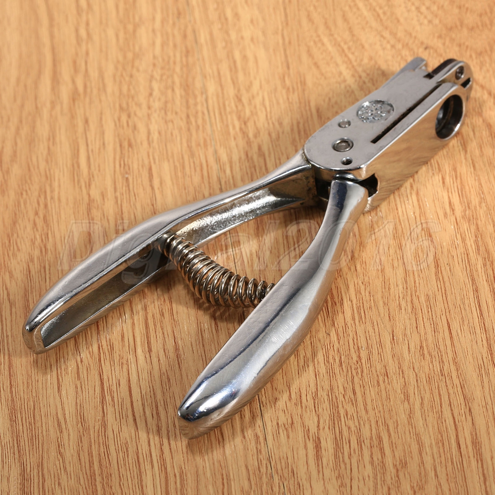 2 IN 1 DIY Steel Punch Pliers Notches & Pattern Hole Puncher Leather ...