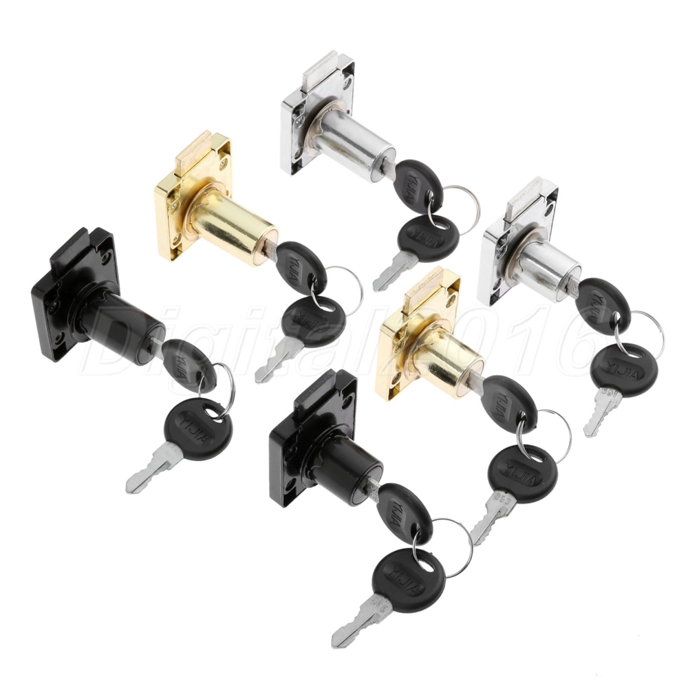Zinc Alloy Cabinet Lock For Drawer Office Desk Letter Box Furniture ...