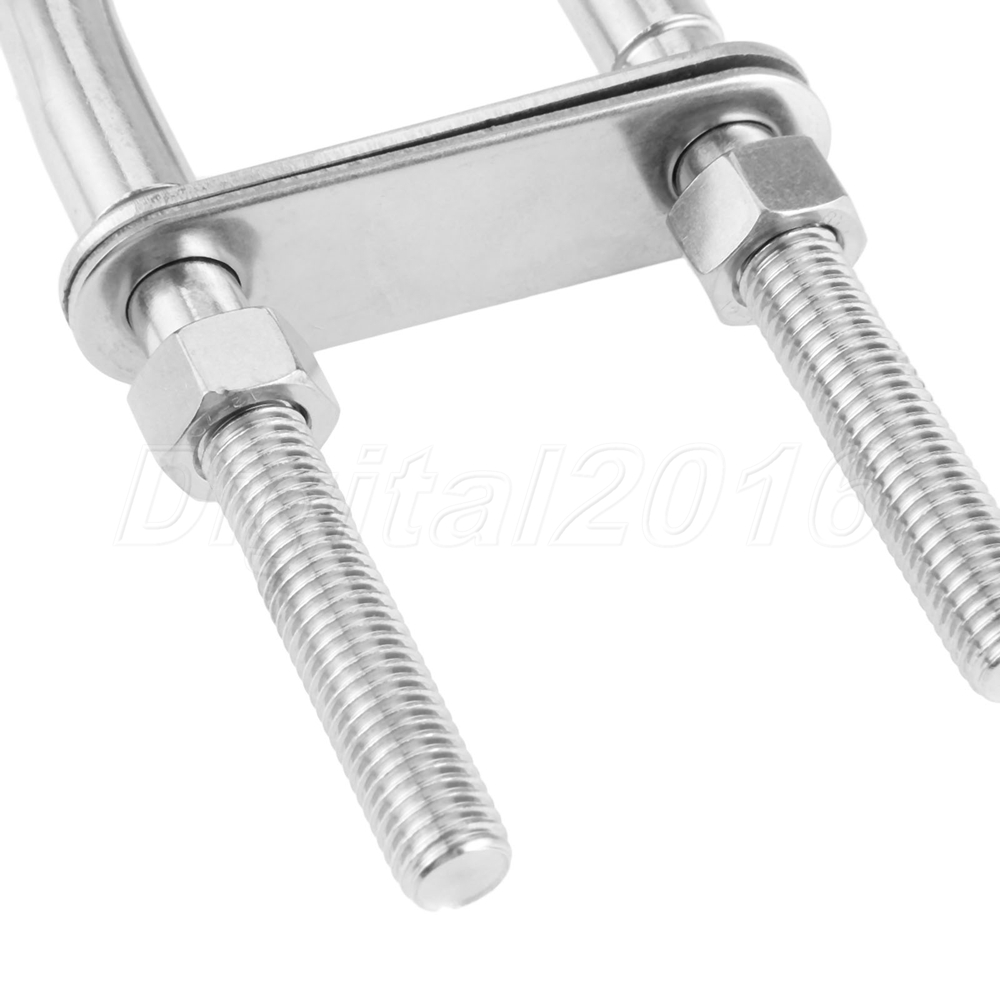1Pc Stainless Steel Boat Marine Bow/Stern Eye U-Bolt for Bolt Rope ...