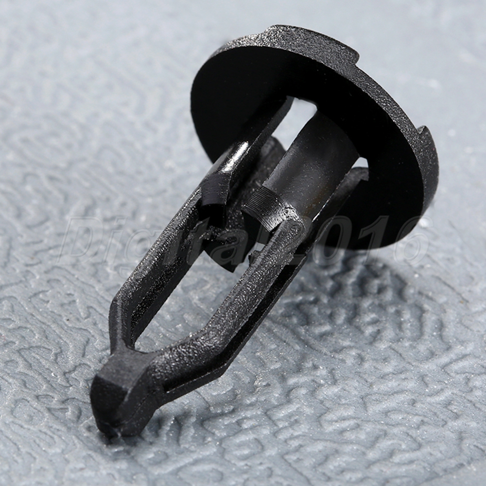 50Pcs POM Nylon Front Bumper Cover Retainer Push Type Clip Fastener For ...