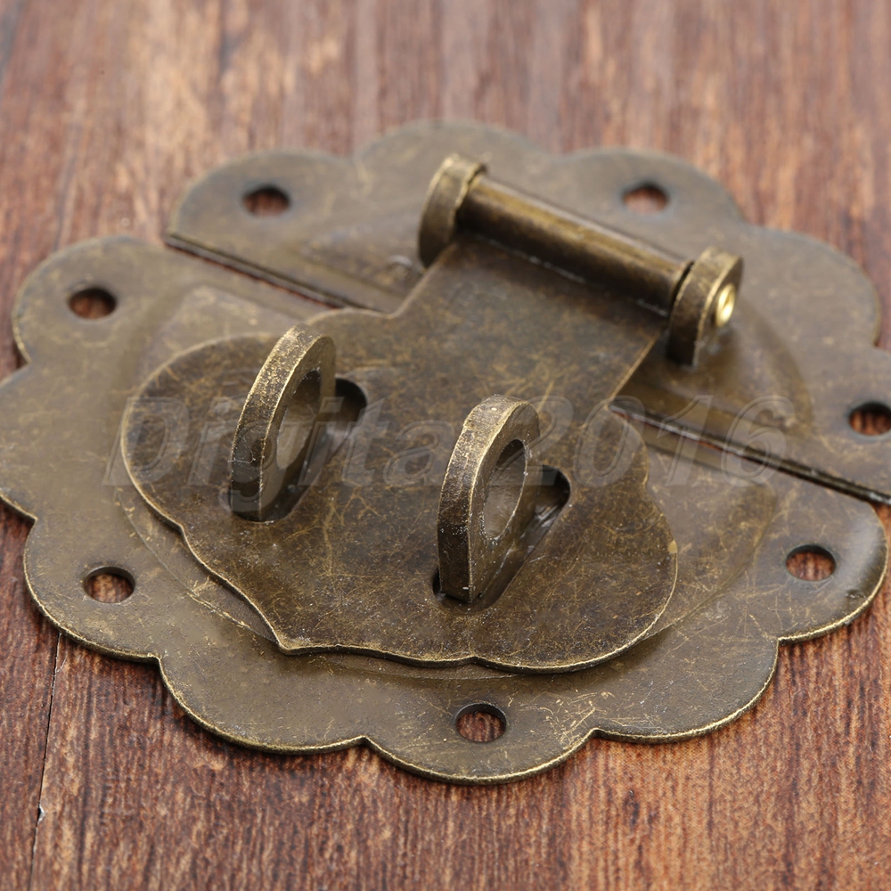 Chest Trunk Jewelry Box Padlock Lock Key Toggle Latch Clasp Set ...