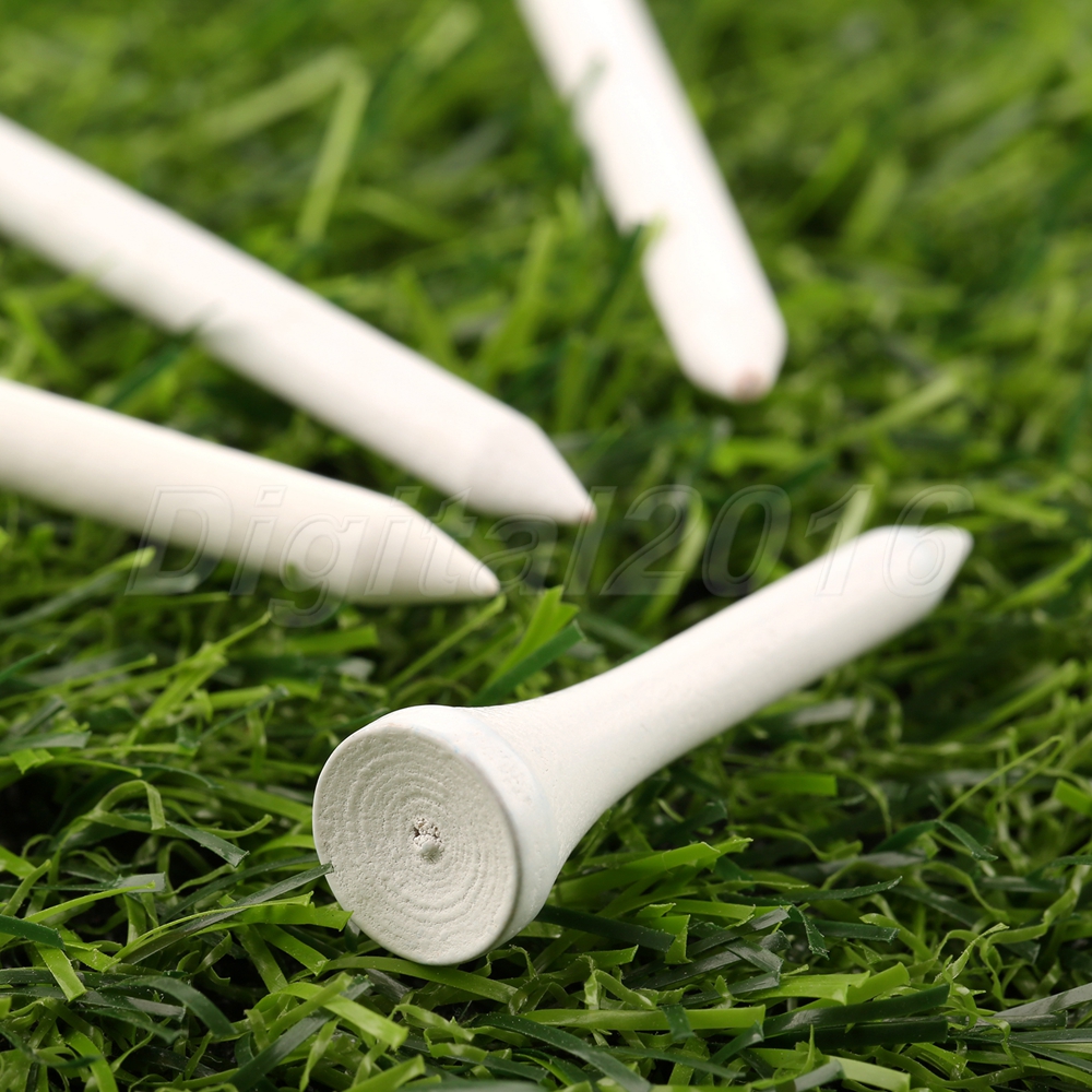 Natural Durable Maple Wooden Golf Tees Professional Training White 4 ...