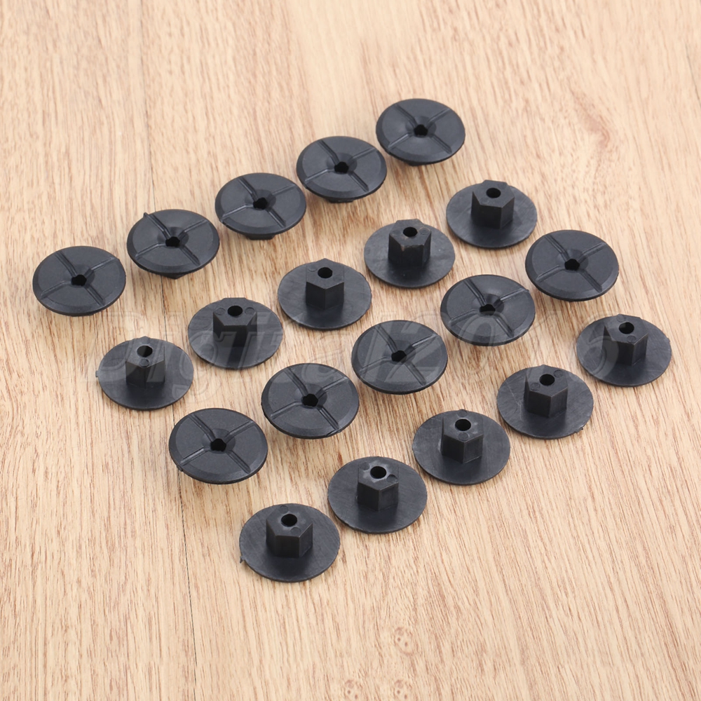 10x Auto Plastic Screws Clips UNTHREADED Nuts Fasteners Fit for ...