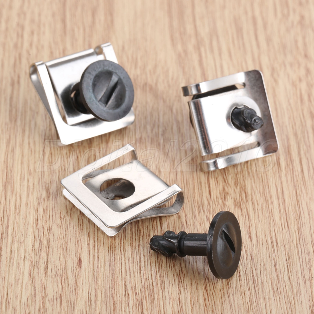 10x Under Engine Cover Screws Retaining Clips Fit for VW Passat B5 2000 ...